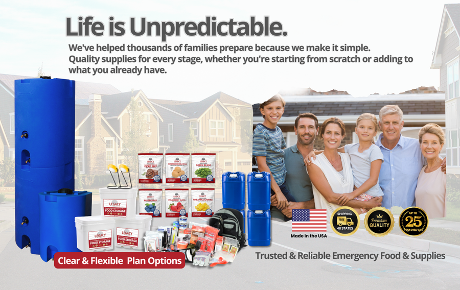 Legacy Food Storage Company | The Best Value in Freeze Dried Food